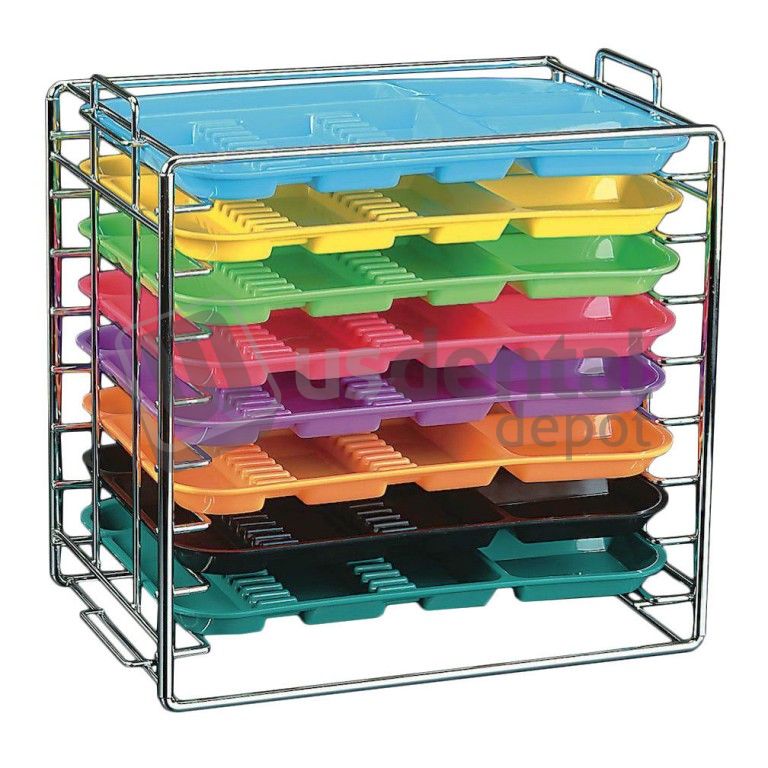 TRAY RACK - CHROME - FOR SIZE B | PLASDENT # 300TRB-C | US Dental Depot