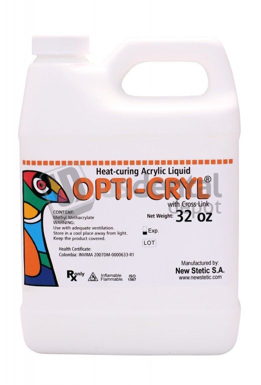 MONOMER HEAT CURING 32OZ | OPTI-CRYL # 80156 | US Dental Depot