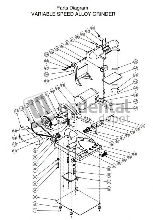 GRINDER BELT REPLACEMENT -20IN | RAY FOSTER # R404 | US Dental Depot