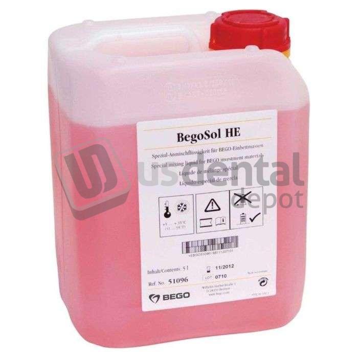 BEGOSOL HE. MXNG LIQUID 5LT | BEGO # 51096 | US Dental Depot