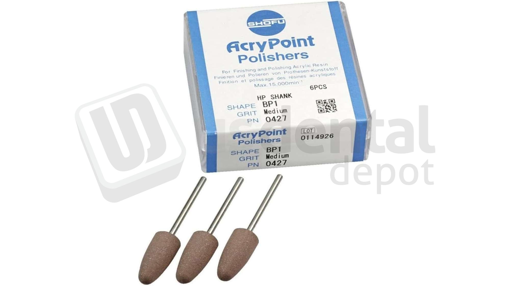 ACRYPOINT BP1 MEDIUM 6PK | SHOFU # 427 | US Dental Depot