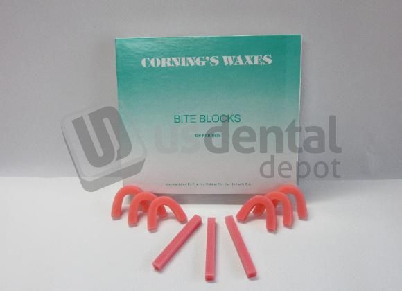 WAX BITE STICKS PINK 100 P/BX | CORNING # 066/068 | US Dental Depot