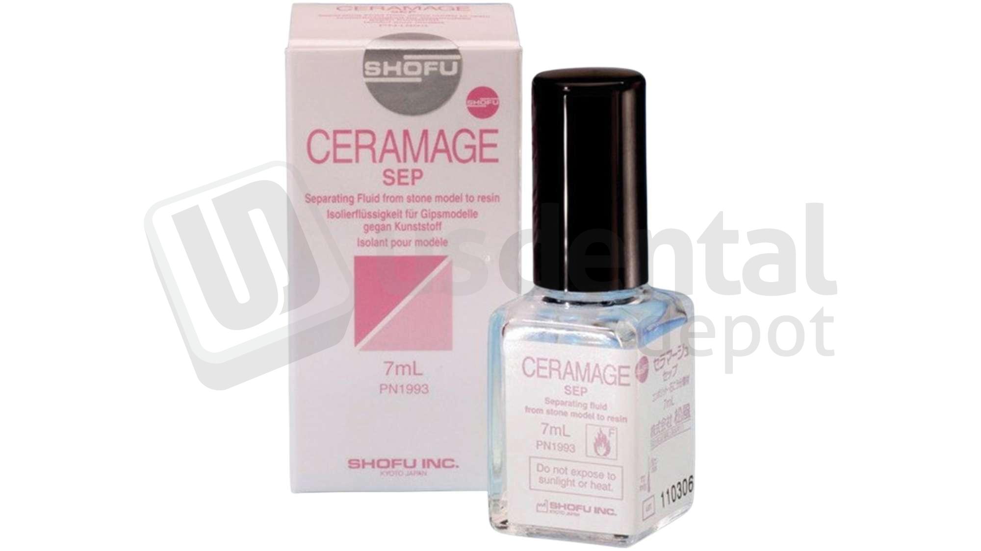Ceramage Separator Liquid 7ml | SHOFU # 1993 | US Dental Depot
