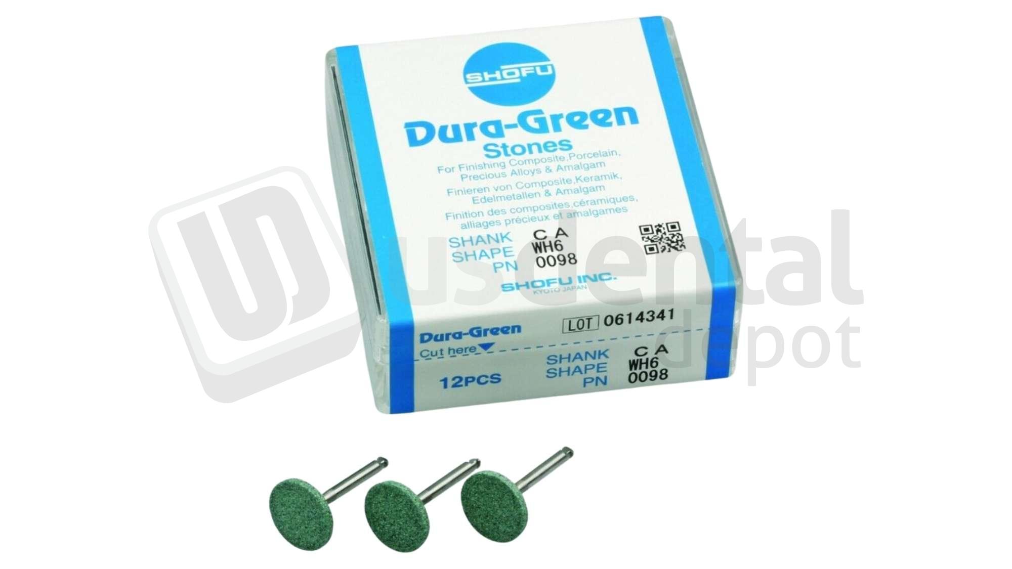 CA DURA GREEN 12PK WH6 | SHOFU # 0098 | US Dental Depot