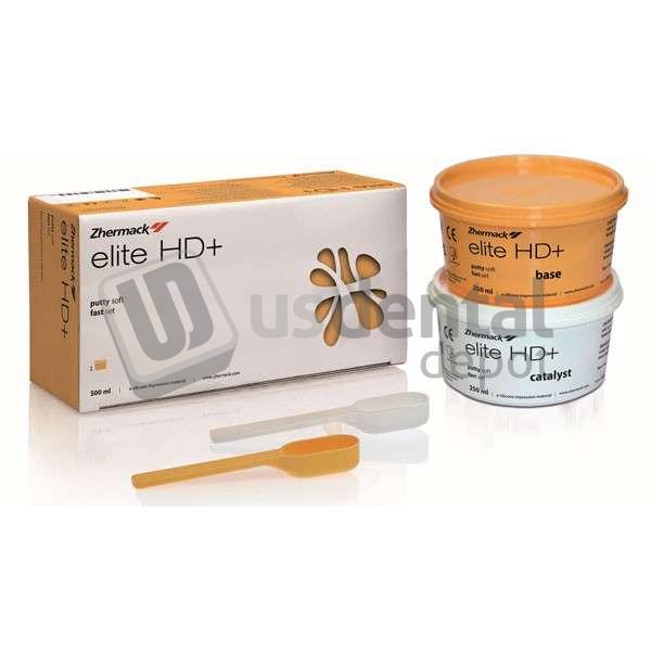 ELITE HD+PUTTY REG 2X250ML | ZHERMACK # C203000 | US Dental Depot