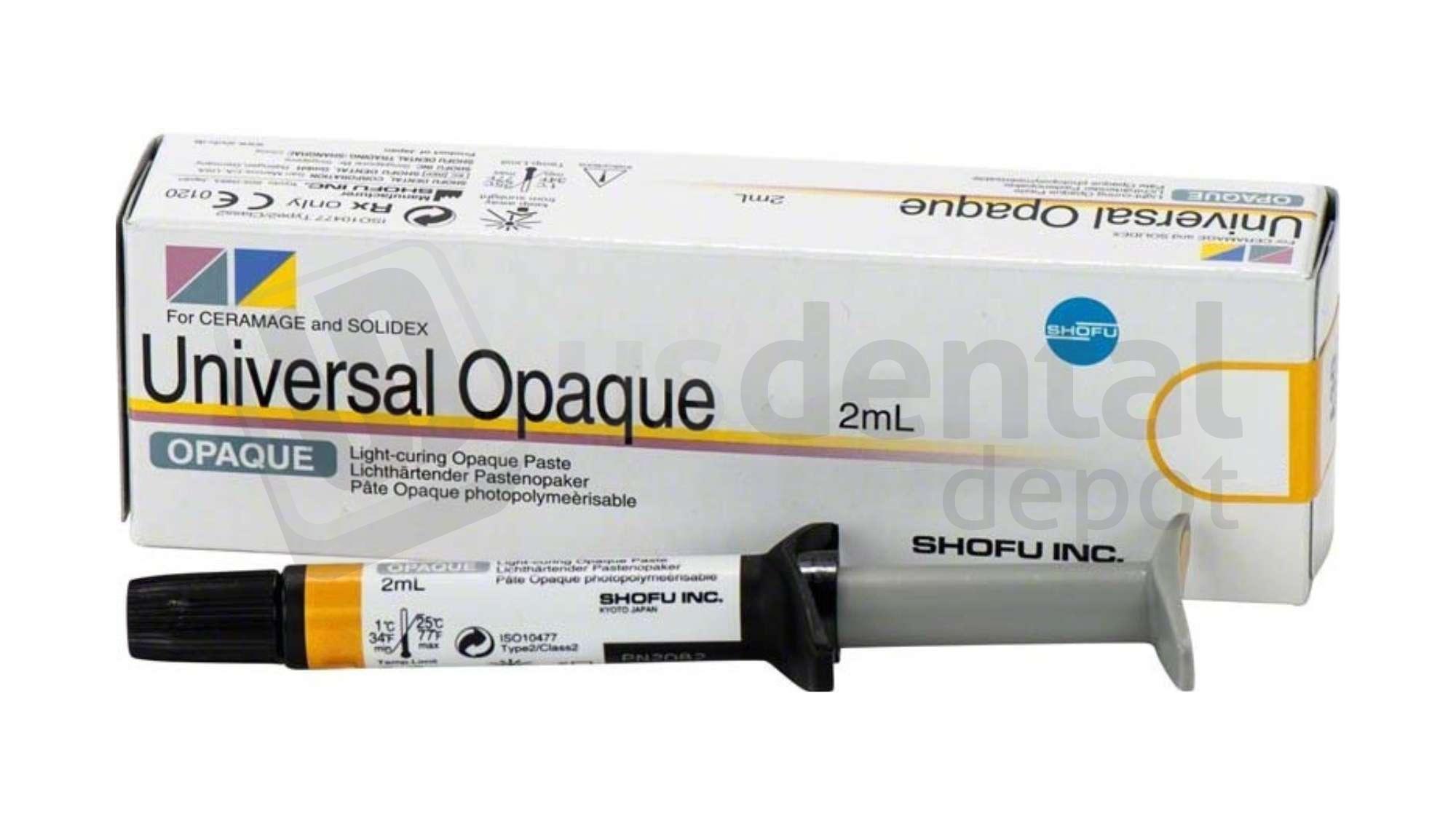 CERAMAGE UNIVERSAL OPAQUE WO (2ML) | SHOFU # 2100 | US Dental Depot