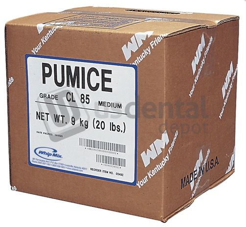 PUMICE CL60 COARSE 20#/9KG | WHIP MIX # 3433 | US Dental Depot