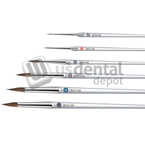 CLEAR HANDLE BRUSH ASSORT 6PK | SMILE LINE # 1900 | US Dental Depot