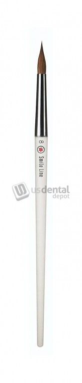 CLEAR HANDLE BRUSH #8R | SMILE LINE # 1910 | US Dental Depot
