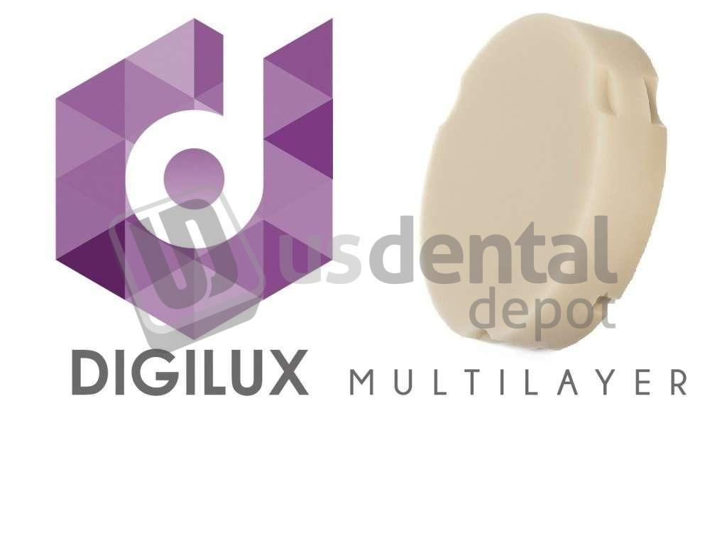 PMMA MULTI-LAYER DISCS | DIGILUX # 124241 | US Dental Depot