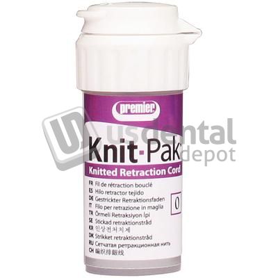KNIT-PAK RETRACTION CORD #0 100IN | PREMIER # 580-9007553 | US Dental Depot