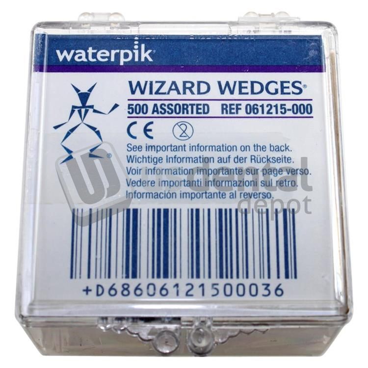 WIZARD WEDGES ASSTD 500PK | WATERPIK # 710-061215 | US Dental Depot