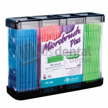 DISPENSER KIT REG ASSTD 400PK | MicroBrush # PR400-KIT | US Dental Depot