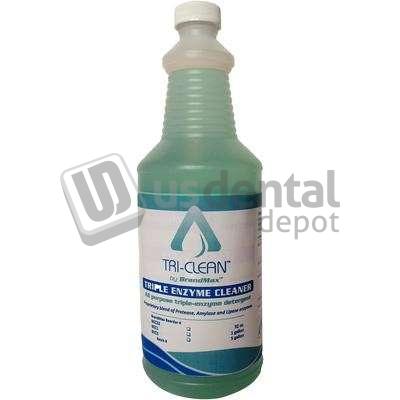 TRI-CLEAN ENZY CLEANER 32OZ 12PK | BRANDMAX # BEC32PM | US Dental Depot