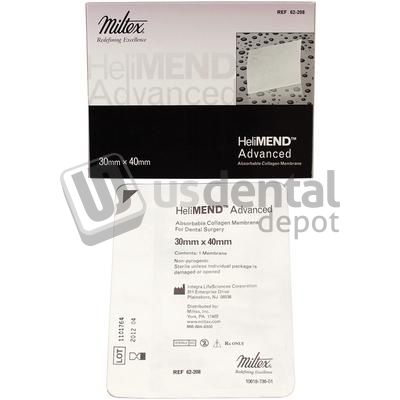COLLAGEN MEMBRANE 30X40MM | MILTEX # 62-208 | US Dental Depot