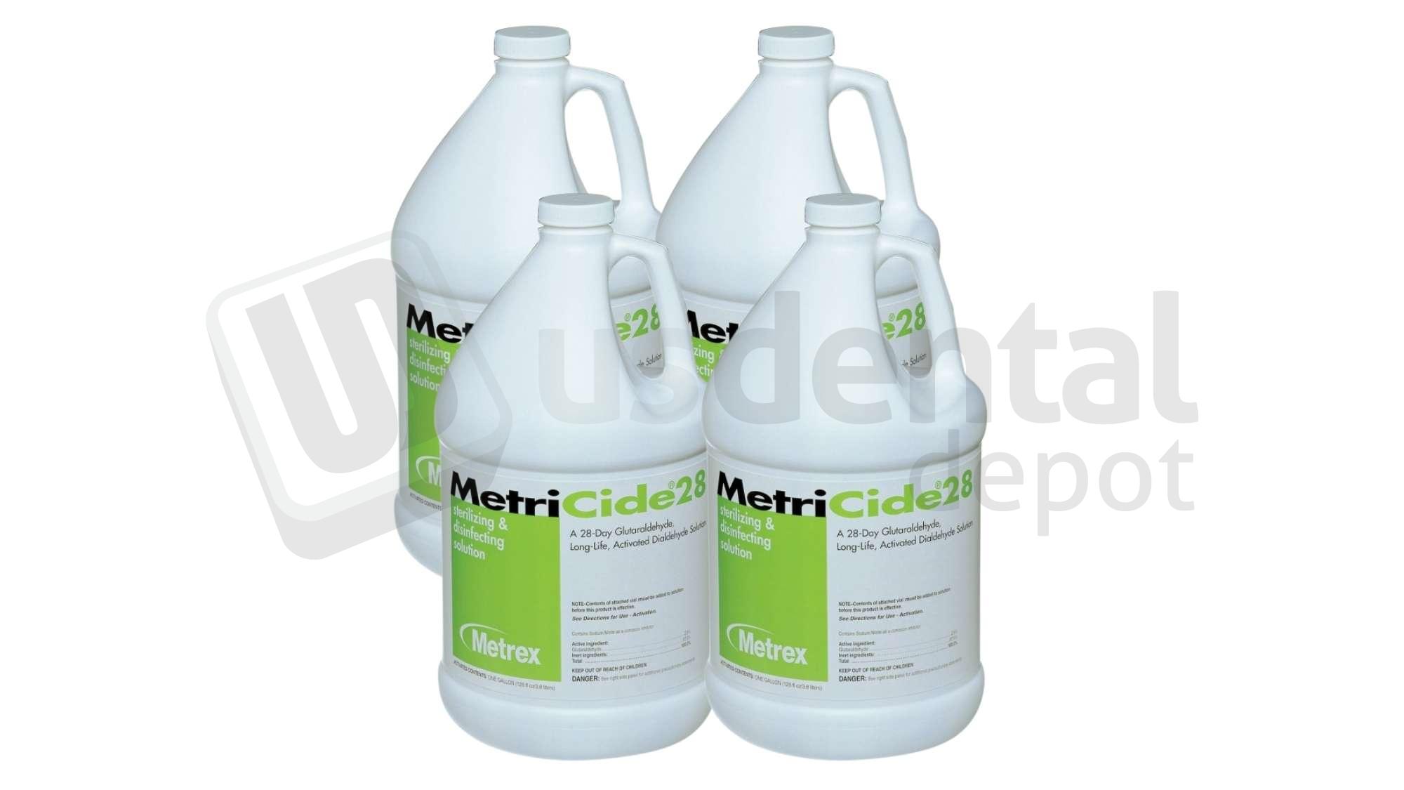 METRICIDE 28 STERIL 1GAL 4CS | METREX # 10-2800 | US Dental Depot