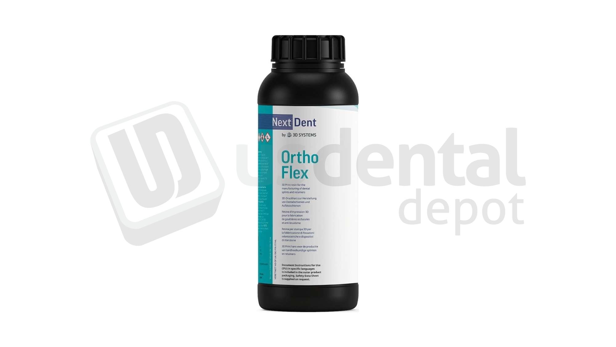 ORTHO FLEX 3D PRINT MATERIAL 1KG | NEXTDENT # NDOF01000 | US Dental Depot