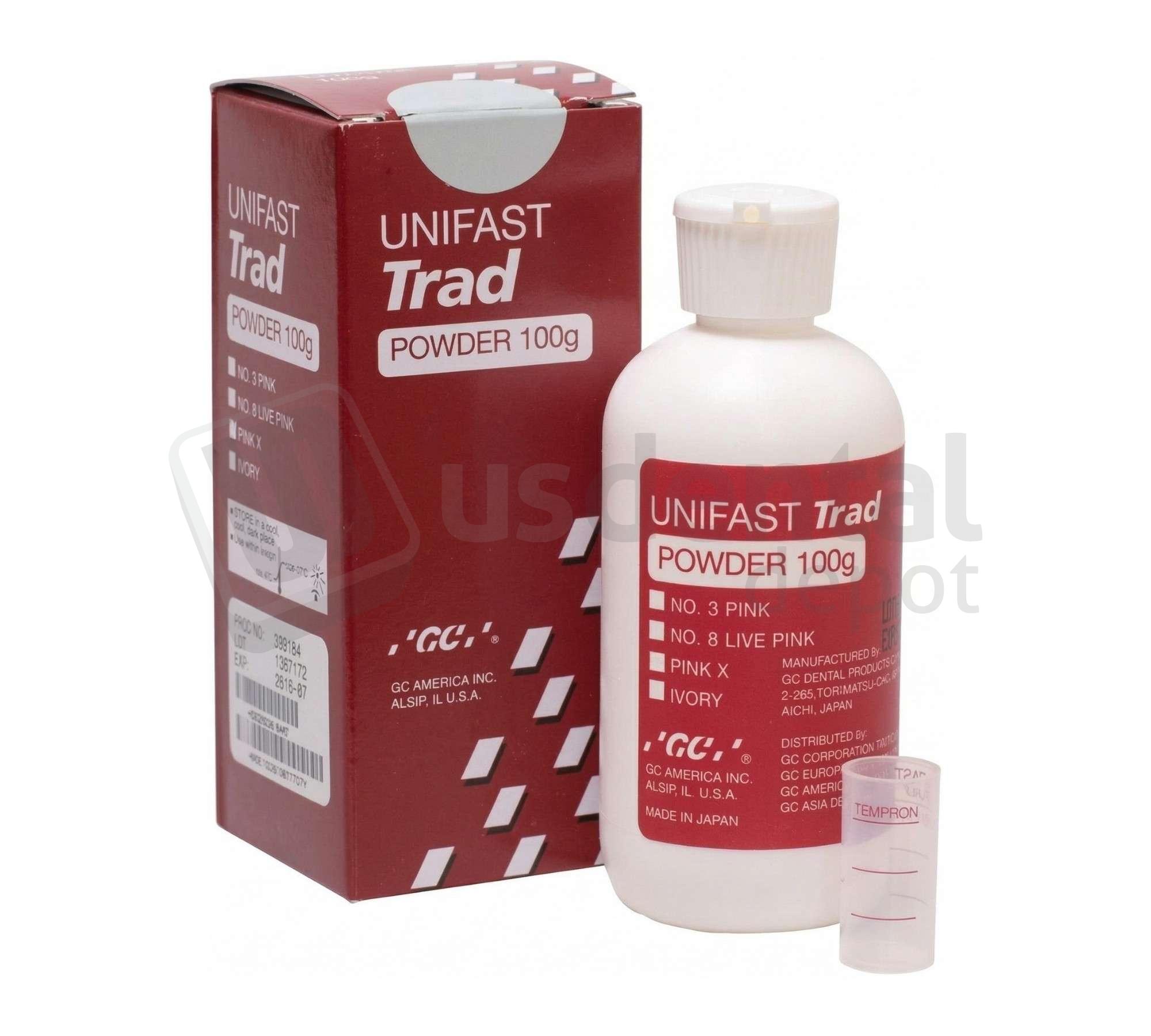 UNIFAST TRAD POWDER IVORY (100 G) | GC America # 339104 | US Dental Depot