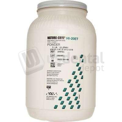 GC America - NATURE-CRYL HI-20ET COE Lor Mod 5lb Pdr - # 349722 | US ...