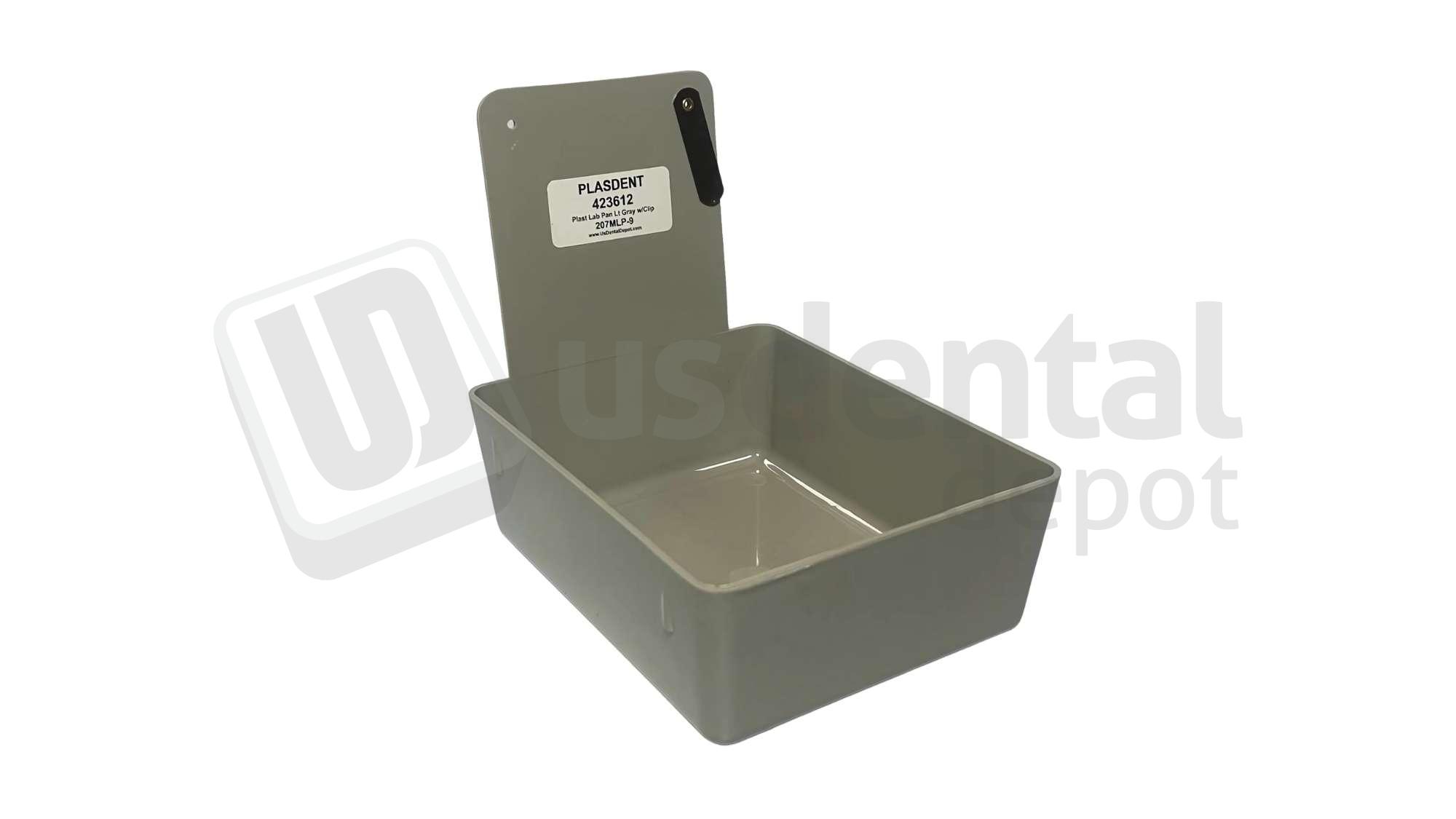 PLASDENT LAB PAN - LIGHT GRAY PLAST | PLASDENT # 207MLP-9 | US Dental Depot