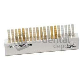 TETRIC EVOCERAM SHADE GUIDE. CONSIS | IVOCLAR VIVADENT # 590292 | US ...