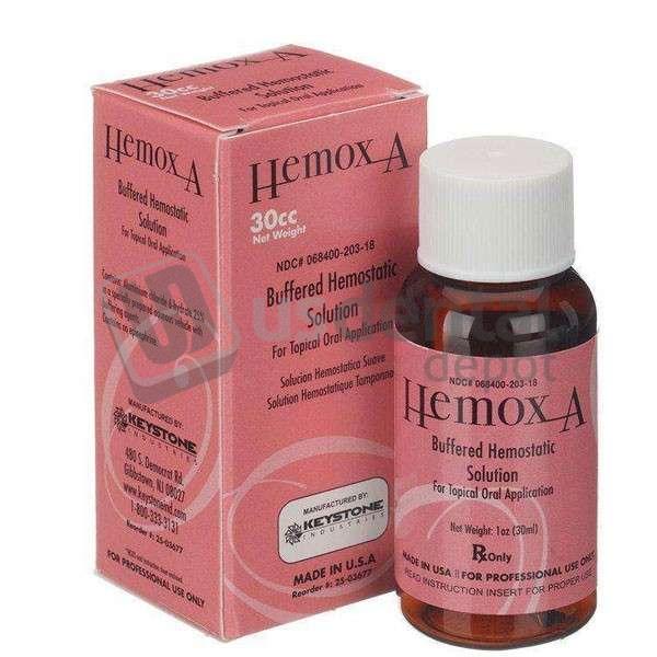 HEMOX-A BUFFERED HEMOSTATIC SOLUTIO | KEYSTONE # 25-03677 | US Dental Depot