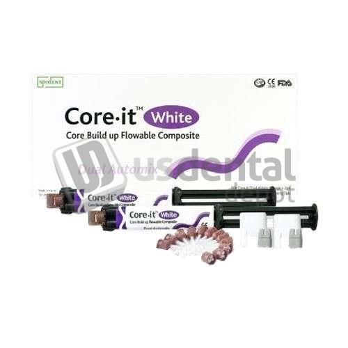 CORE-IT WHITE SYRINGE REFILL. FLOWA | SPIDENT # SP05W | US Dental Depot