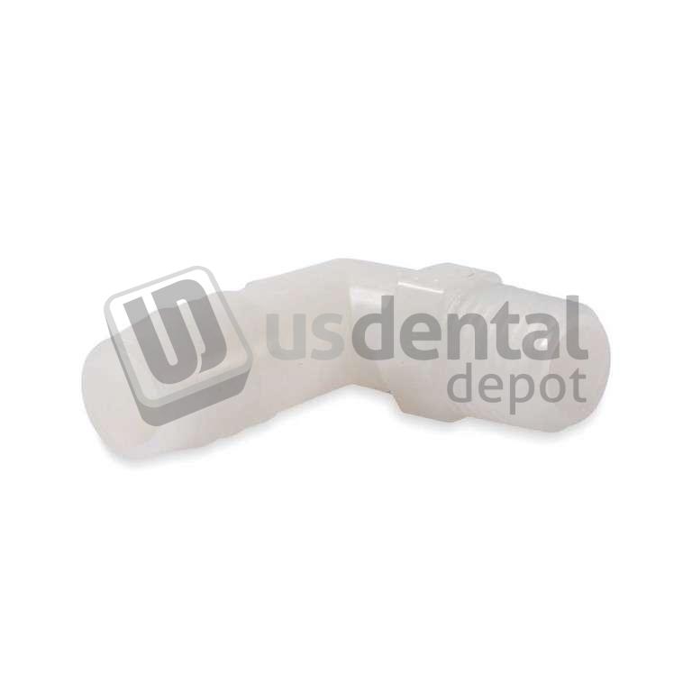 ELBOW BARBED PLASTIC FITTING, 1/2 | PEGASUS # P-1918 | US Dental Depot