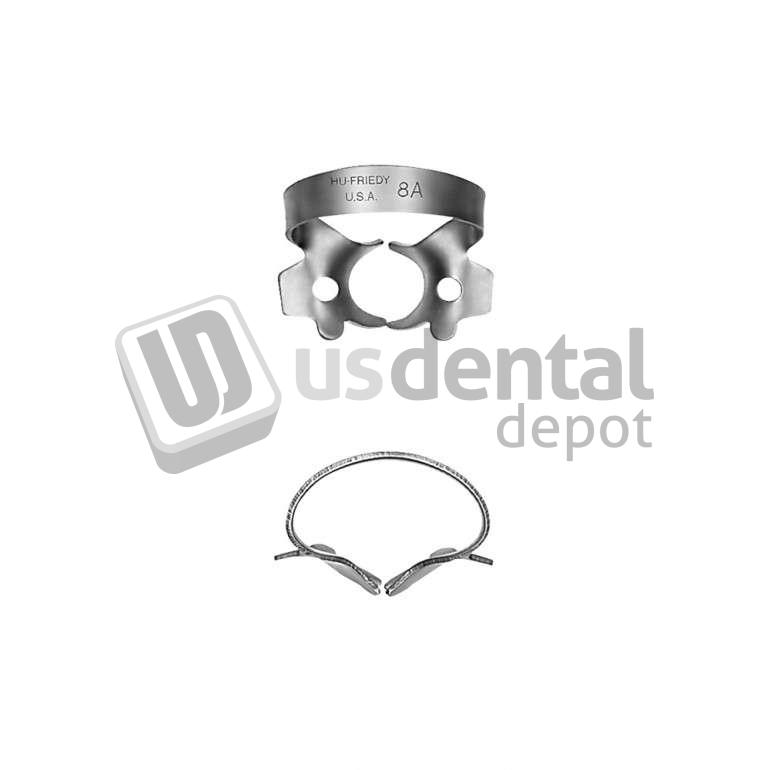 Clamp, Rubber Dam #8A, Stain Steel | HU-FRIEDY # RDCM8A | US Dental Depot