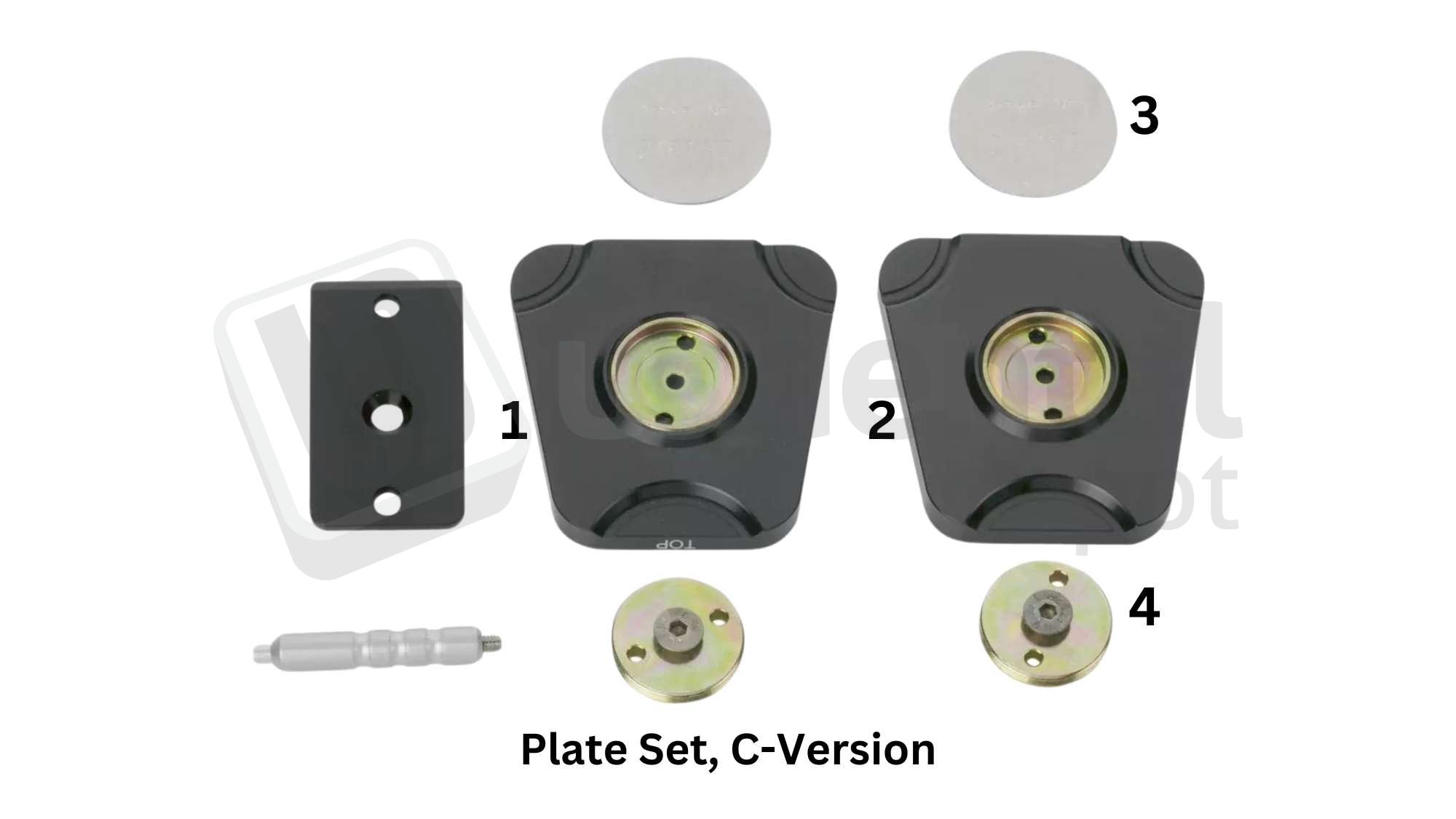 SPLITEX PLATE SET, C-VERSION | AMANN GIRRBACH # 216100C | US Dental Depot