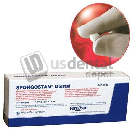 SPONGOSTAN HEMOSTATIC SPONGE 24PK | HOUSE BRAND # MS0005 | US Dental Depot