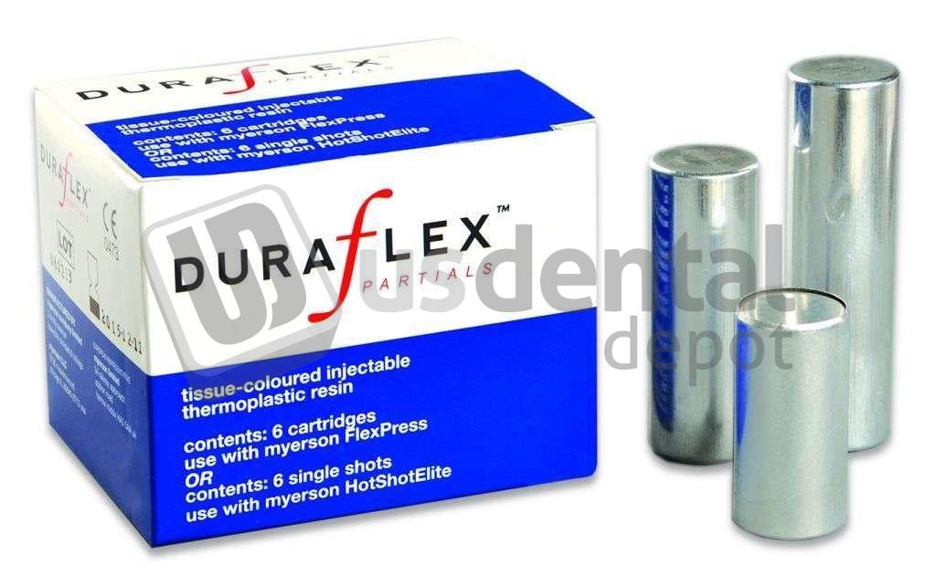 DURAFLEX RESIN TRUE PINK MED 6PKG | MYERSON # 5440240HGQ | US Dental Depot