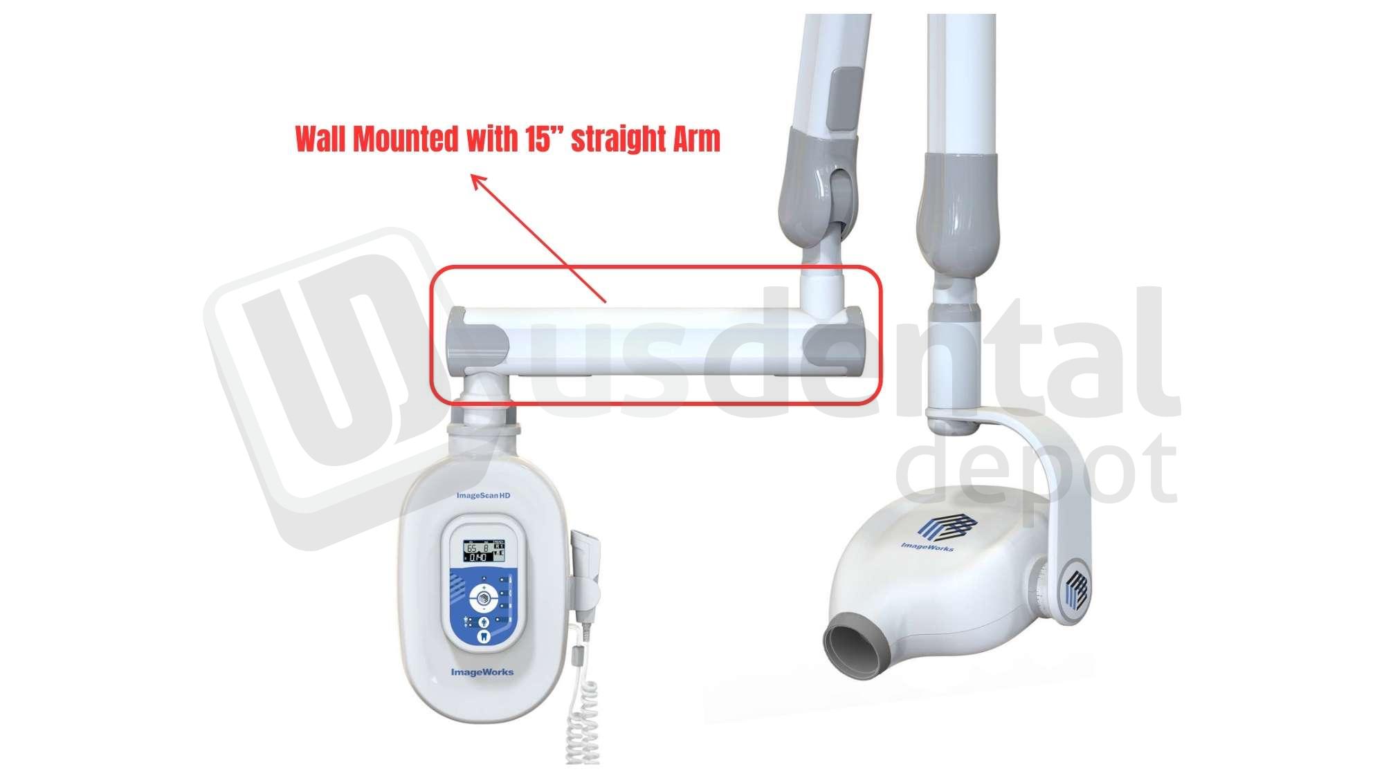 WALL MOUNTED WITH 15” STRAIGHT ARM FOR IMAGE SCAN HD | IMAGEWORKS ...