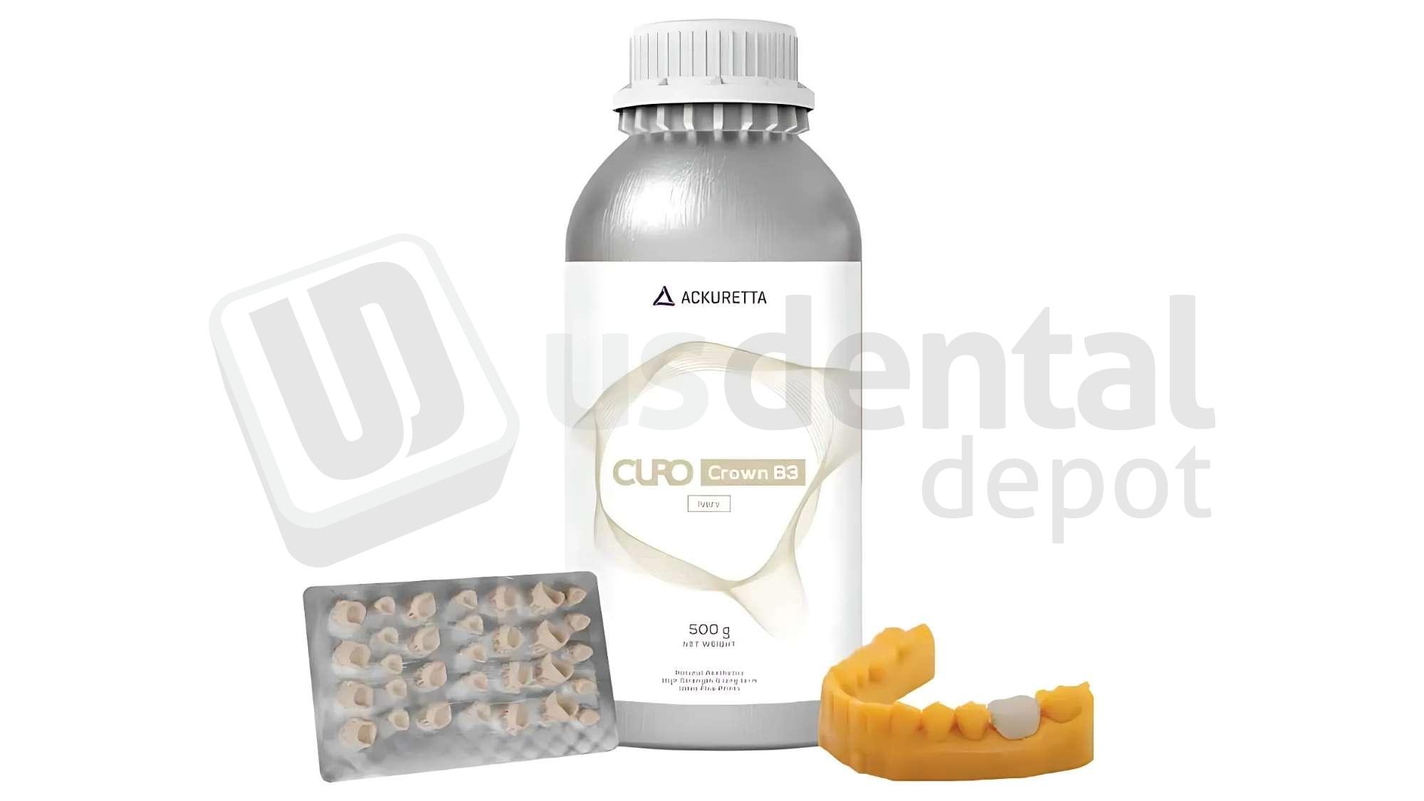 ACKURETTA - CURO Crown 500g - B3 - # KT220720101 | US Dental Depot