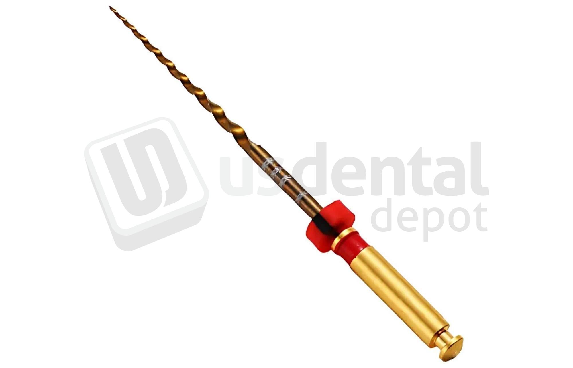 HOUSE BRAND - PRO-Taper GOLD Endo 21mm #F2 RED - 6 Box #F2 - # PROTG ...