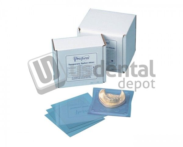 SPLINT MATERIAL -.060IN 50PK | PRO-FORM # 9614780 | US Dental Depot