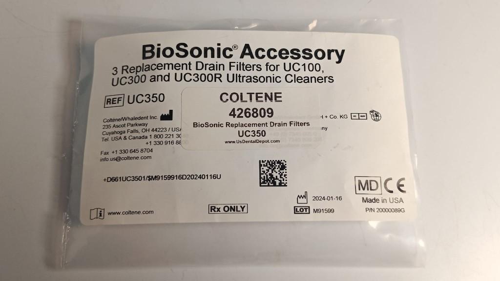 BIOSONIC REPLACEMENT DRAIN FILTERS | COLTENE WHALADENT # UC350 | US ...