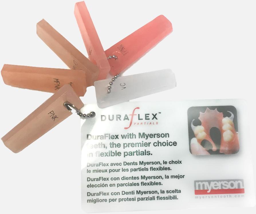 DURAFLEX RESIN MED PINK MED 6PKG | MYERSON # 5440239TN | US Dental Depot