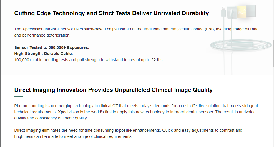 XPECT VISION SENSOR #2 | Xpect Vision # XVD2530 | US Dental Depot